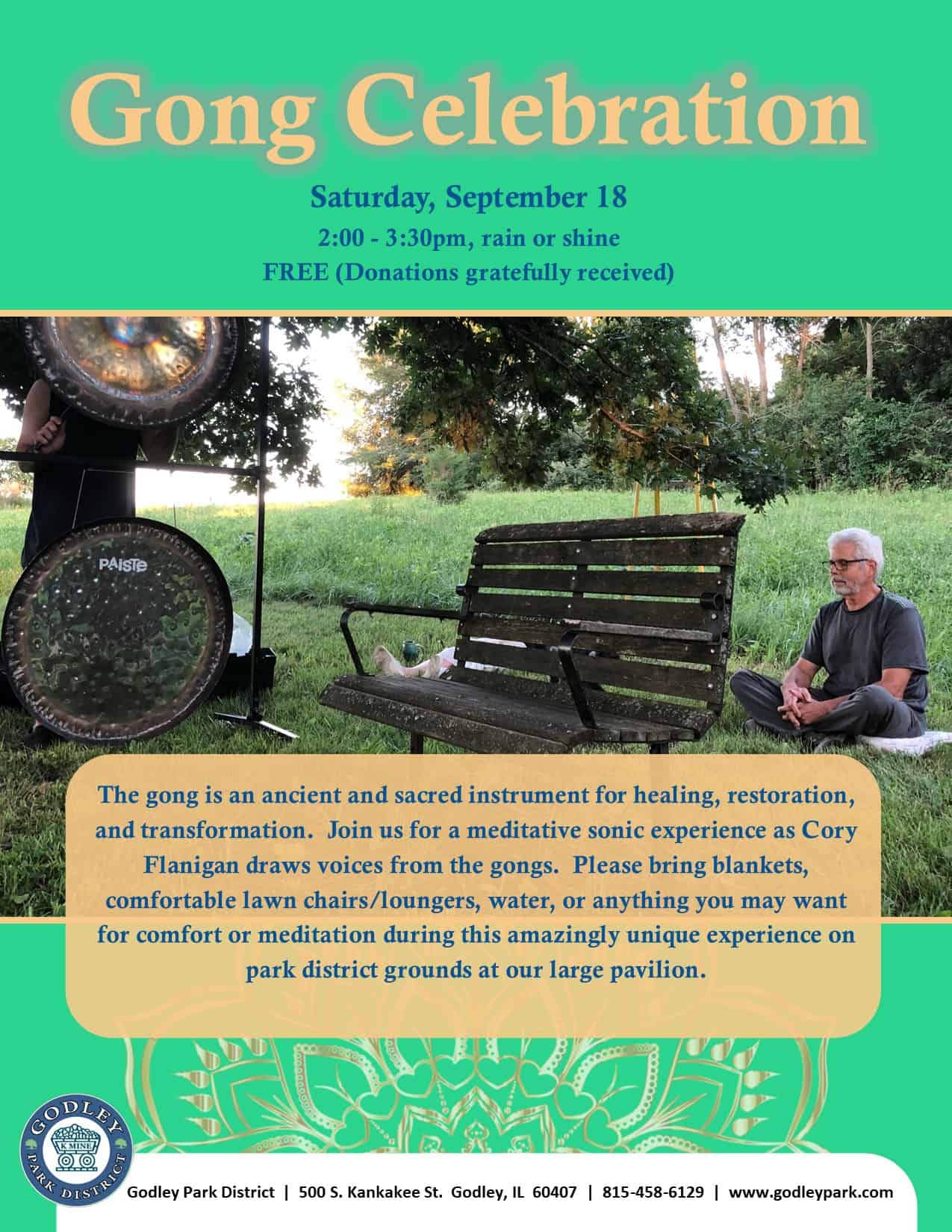 Gong Celebration Sept 2021 – Godley Park District
